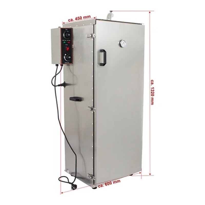 Afumatoare profesionala din inox electrica 8 rafturi