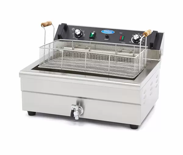 Friteuza electrica 20 litri cu robinet - direca.ro