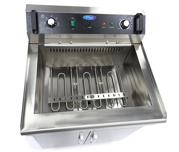 Friteuza electrica 35 litri cu robinet si suport tip dulap