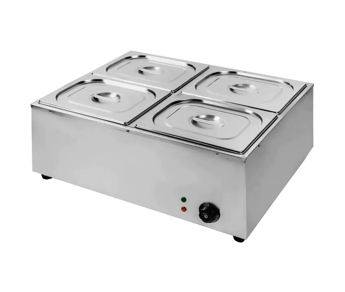 Bain marie electric de masa 4 x GN1/2, 1.5kW – incalzire rapida – direca.ro