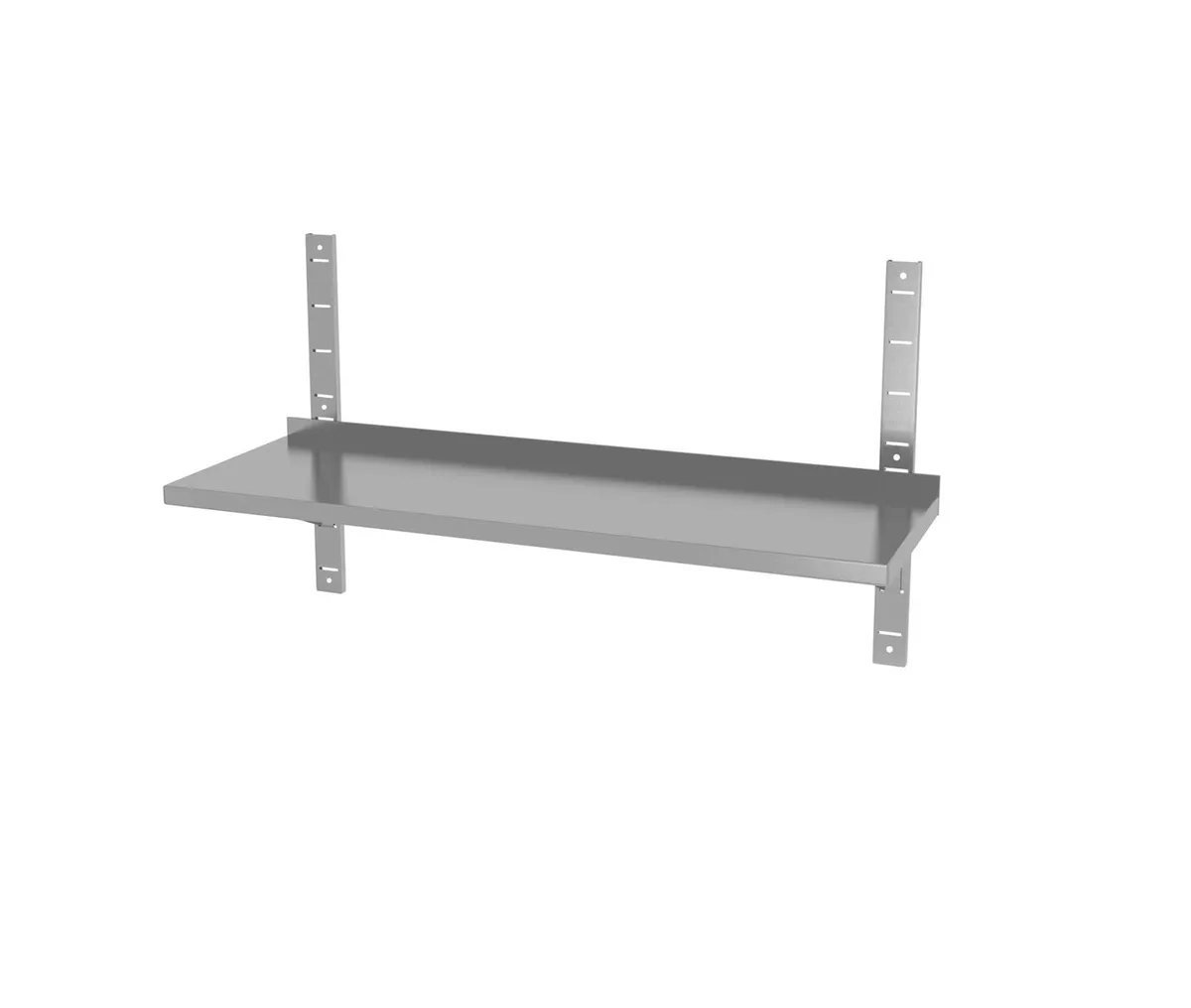 Raft inox 1 polita ajustabil 1000x300x600 mm, perete, rezistent – direca.ro