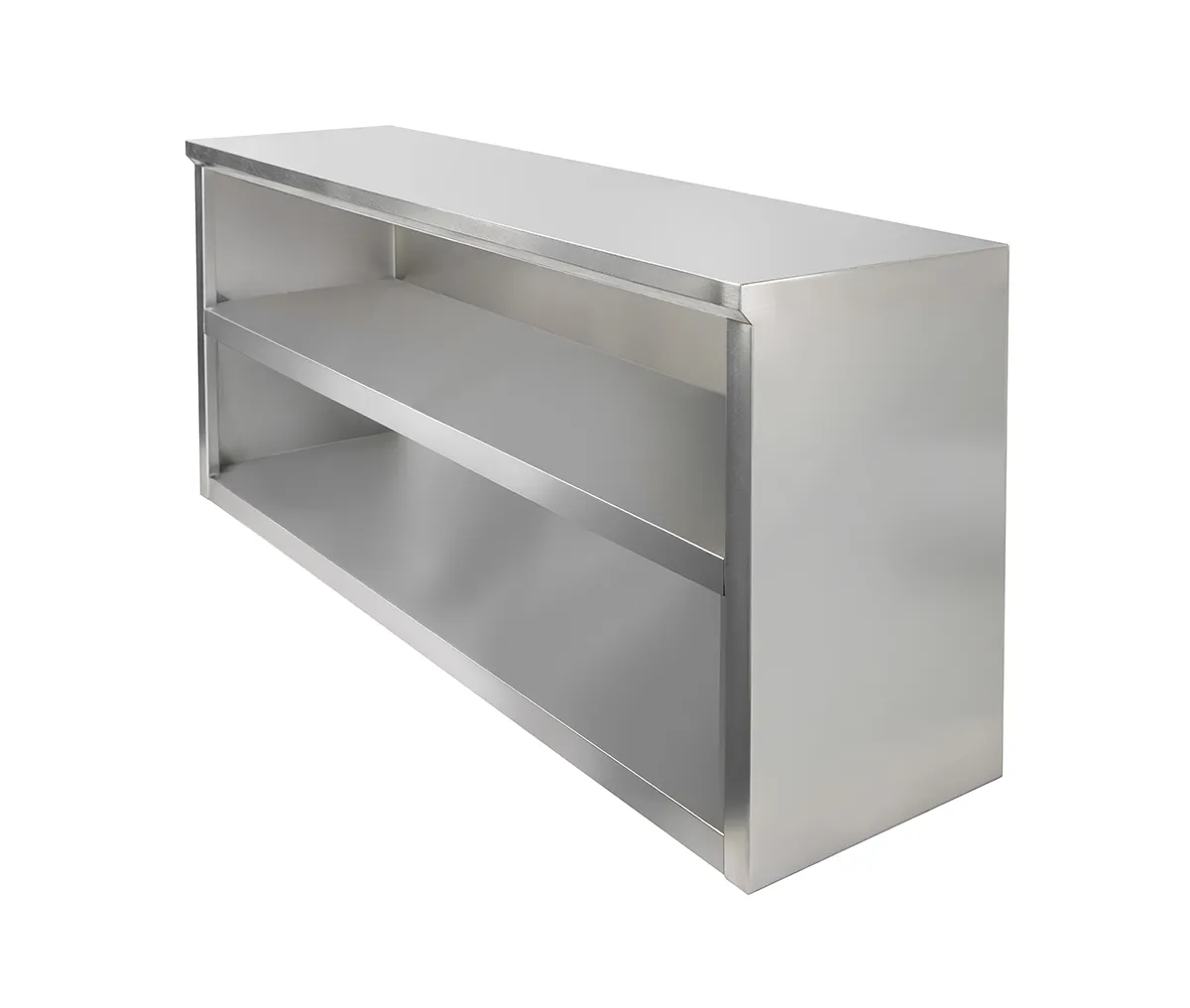 Dulap suspendat, inox, 120x40x60 cm, usi deschise, deschis – direca.ro