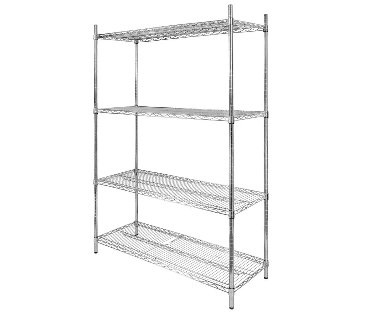 Raft gastronomic cromat, 4 polite, 120x45x180 cm, sarma inox – direca.ro