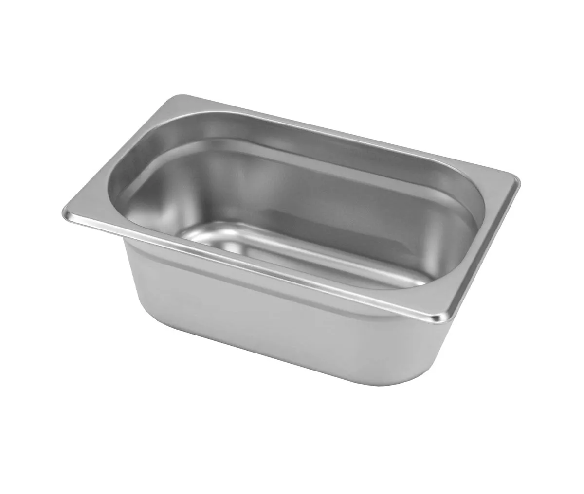 Recipient inox GN 1/4, 26,5x16,2x10 cm, pentru uz profesional – direca.ro