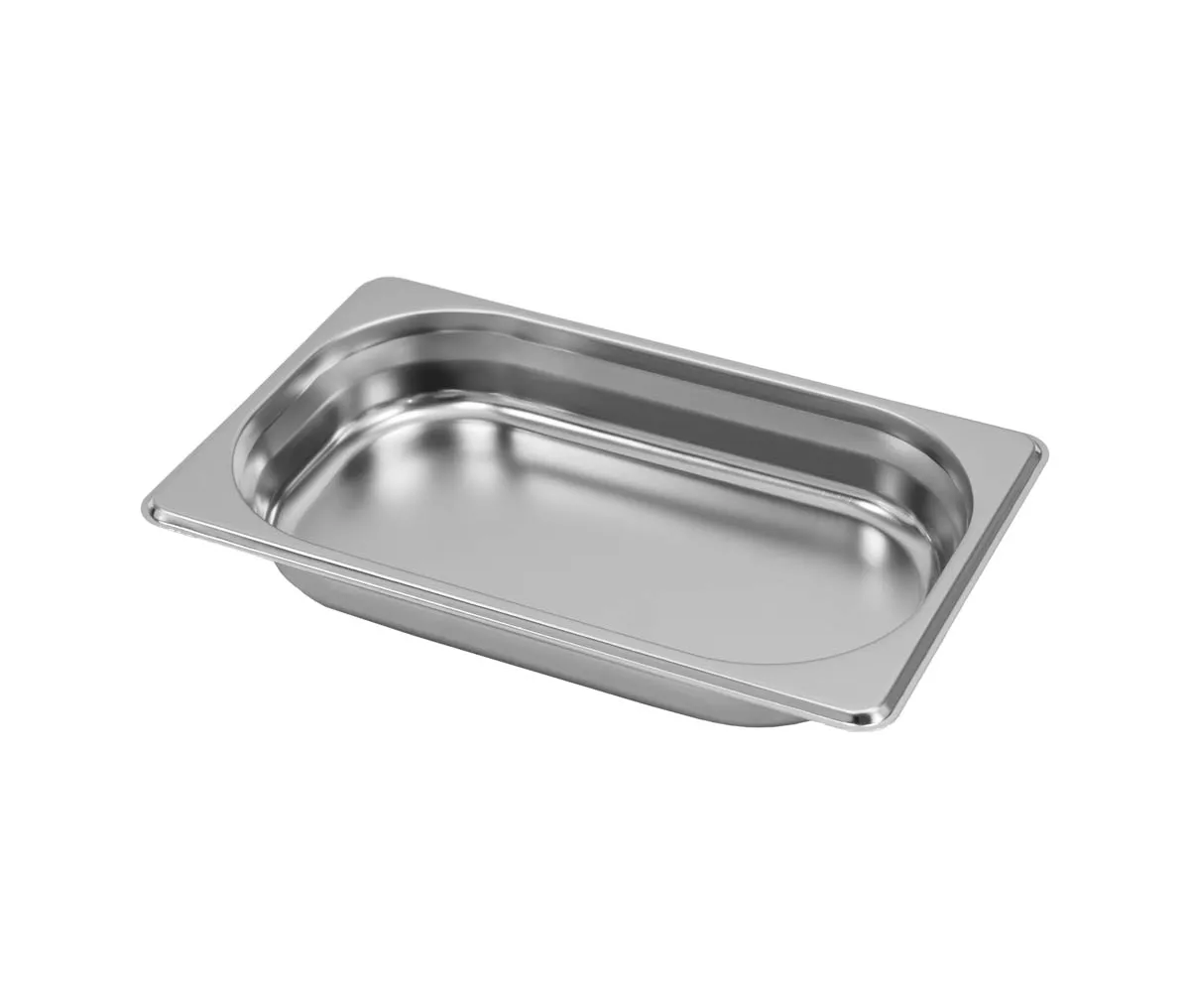 Recipient inox GN 1/4, 26,5x16,2x4 cm, pentru uz profesional – direca.ro